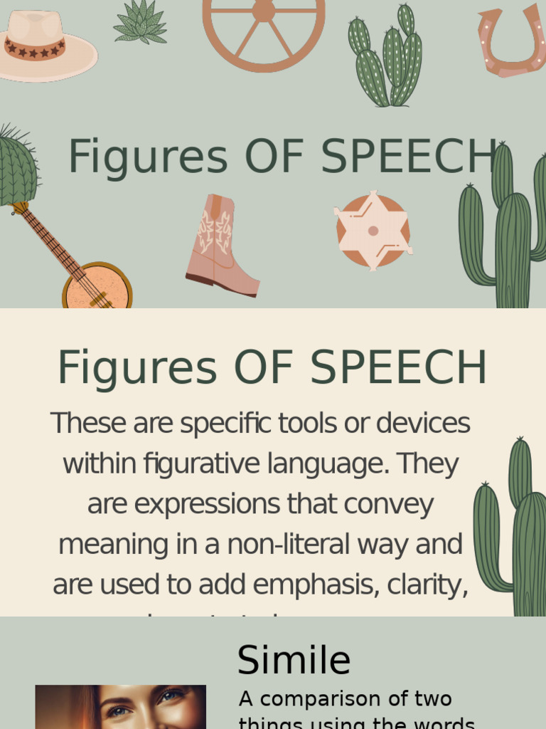 Lesson IV Figures of Speech | PDF