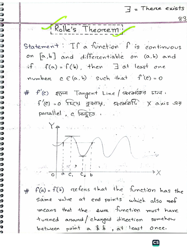 MATH 1101 2025 Hand Note Part 2 (Maruf) | PDF
