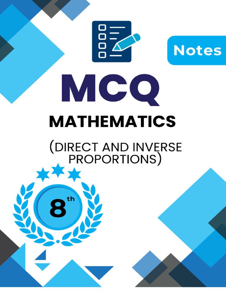 Direct and Inverse Proportions | PDF