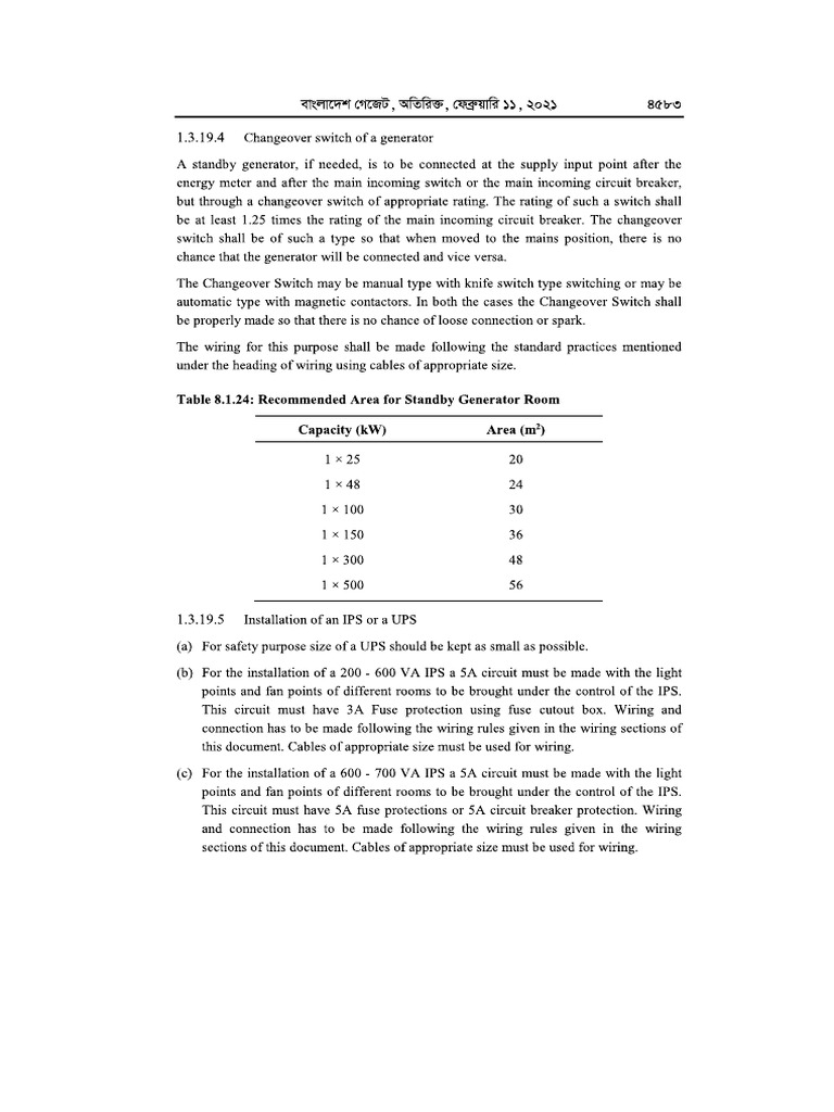 Generator Room Rules | PDF