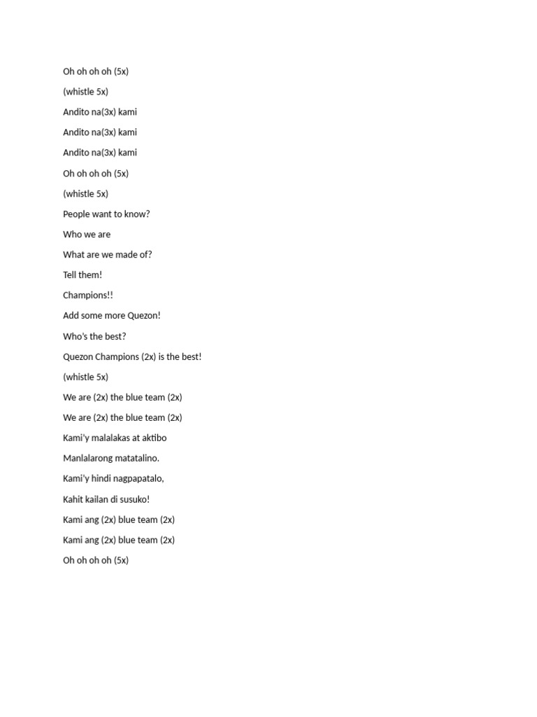 Bench Cheer | PDF