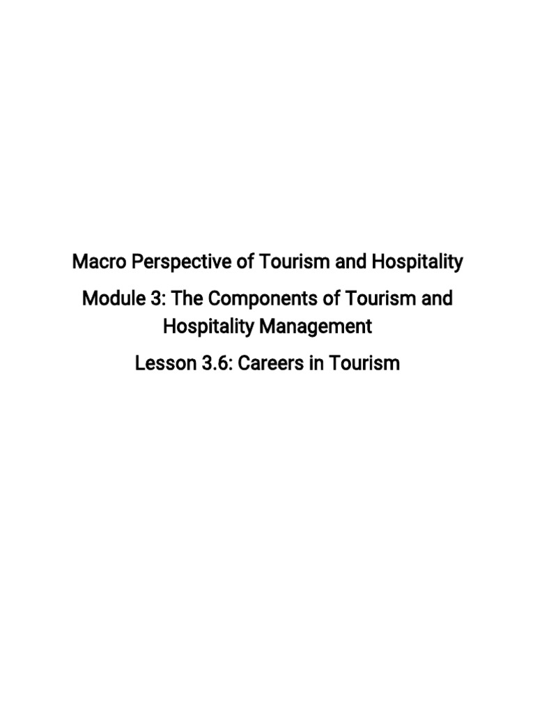 Module 3 - Lesson 3.6 | PDF