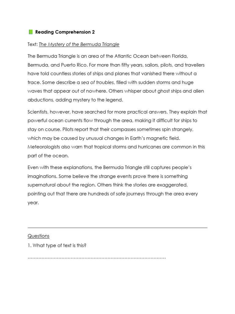 Bermuda Triangle: Myths and Facts | PDF