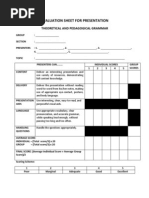 Debate Score Sheet | PDF