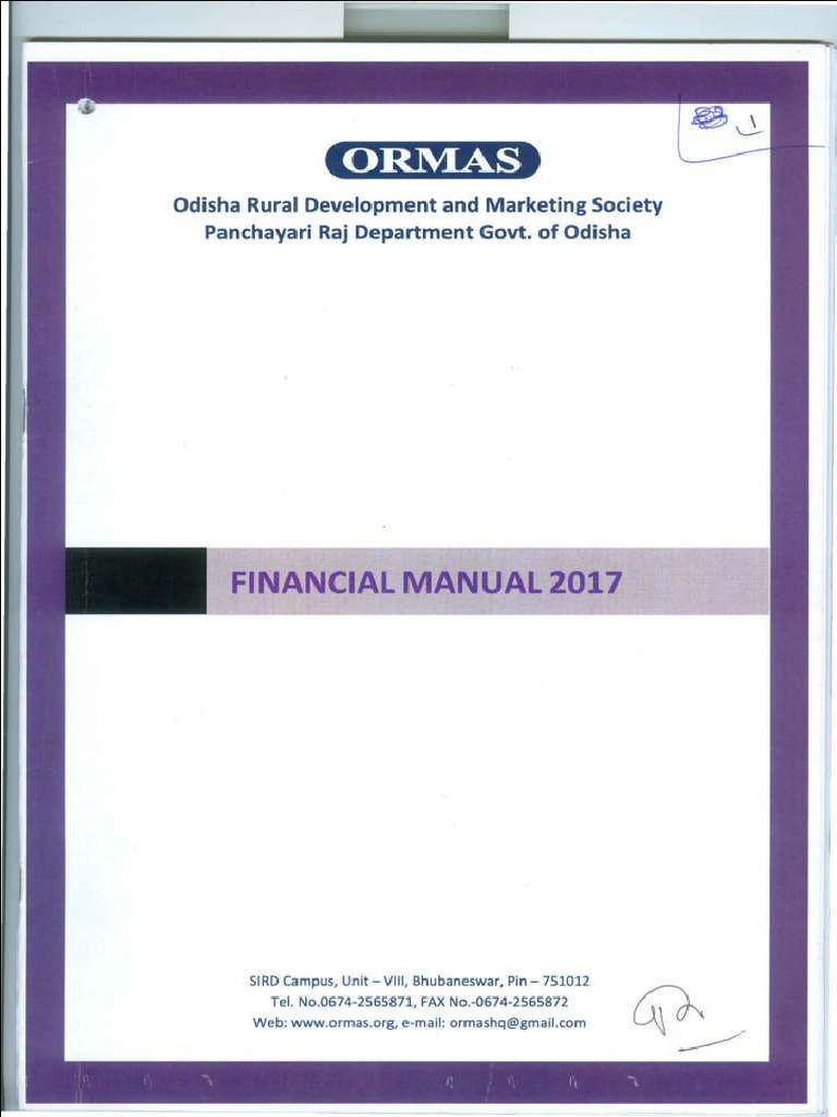 Financial Manual | PDF