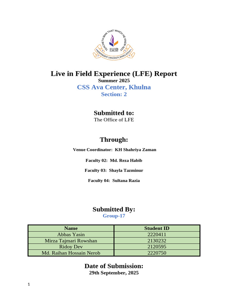 LFE Report: Rural Insights from Khulna | PDF | Qualitative Research ...