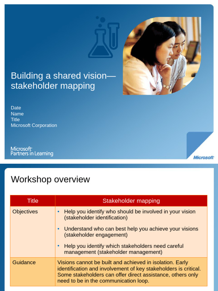 Building Vision Stakeholder Mapping | PDF | Stakeholder (Corporate ...