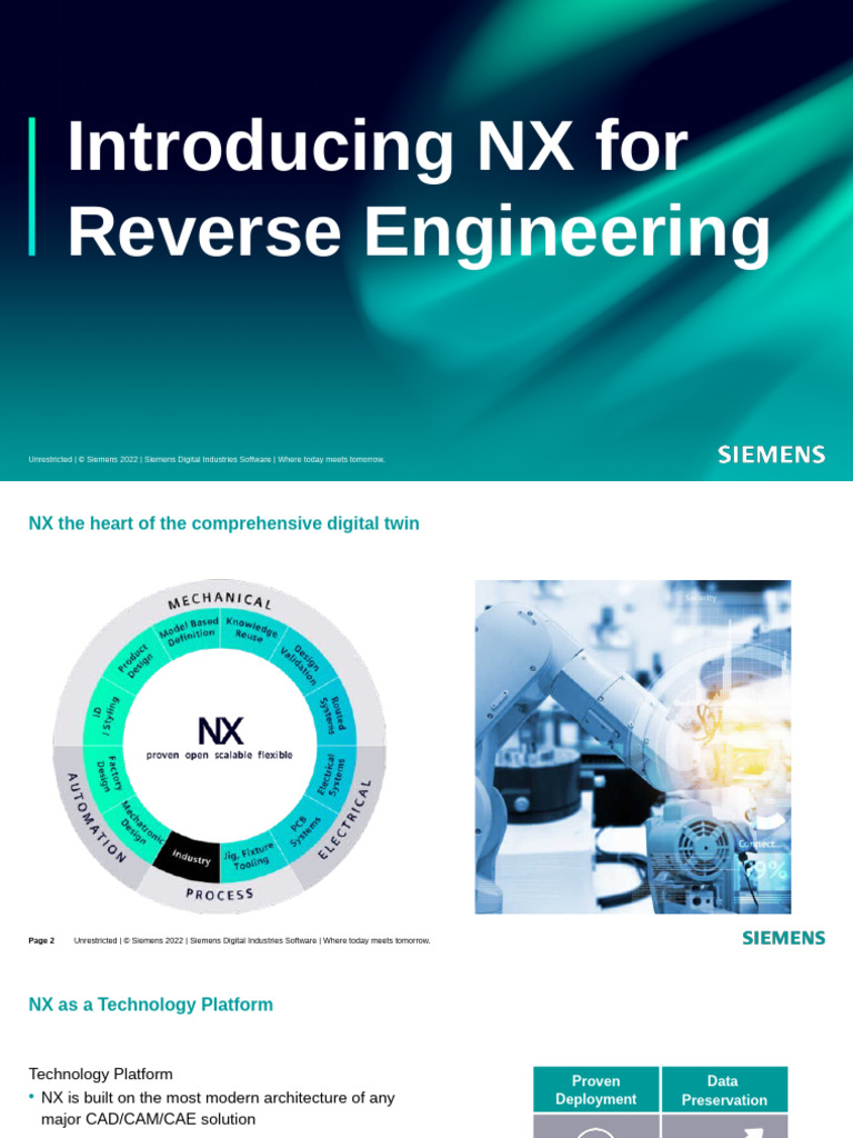 Introducing NX For Reverse Engineering | PDF | Computer Aided Design | Computing