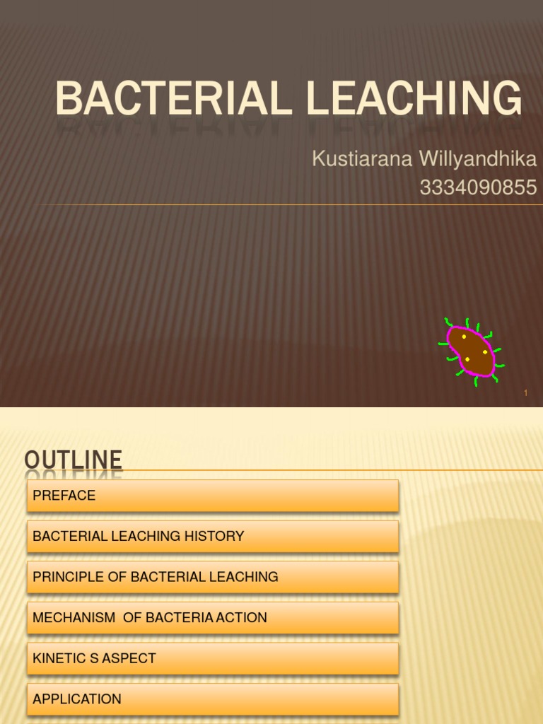 Bacterial Leaching | PDF | Atoms | Chemical Substances