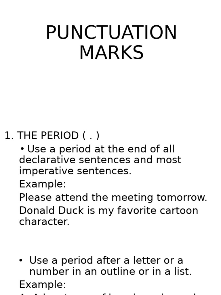 Punctuation Marks | PDF | Comma | Orthography