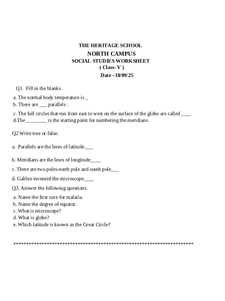 SST Class V | PDF