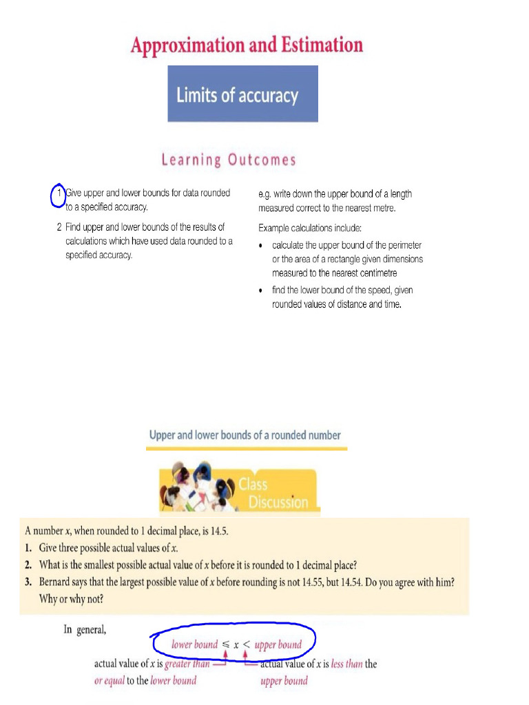 O Level I (Limit of Accuracy) | PDF