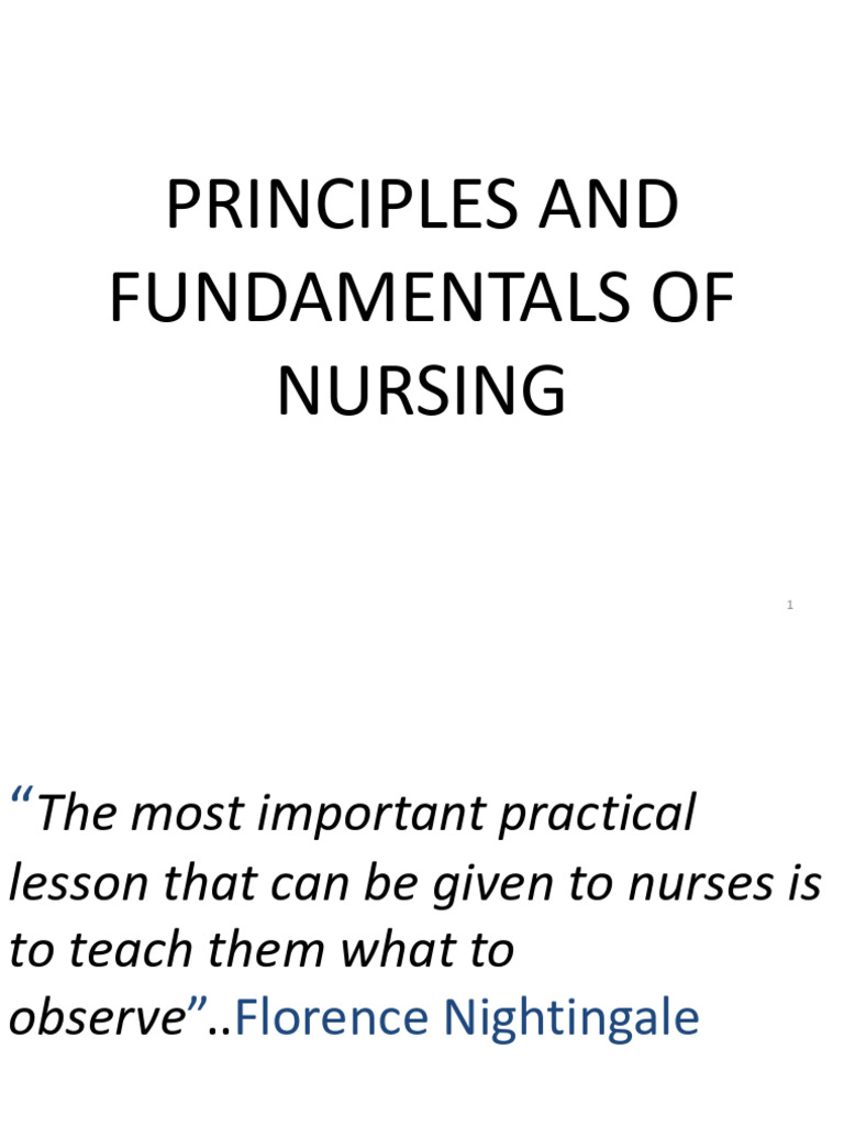 Principles And Fundamentals Of Nursing Pdf Nursing Psychotherapy