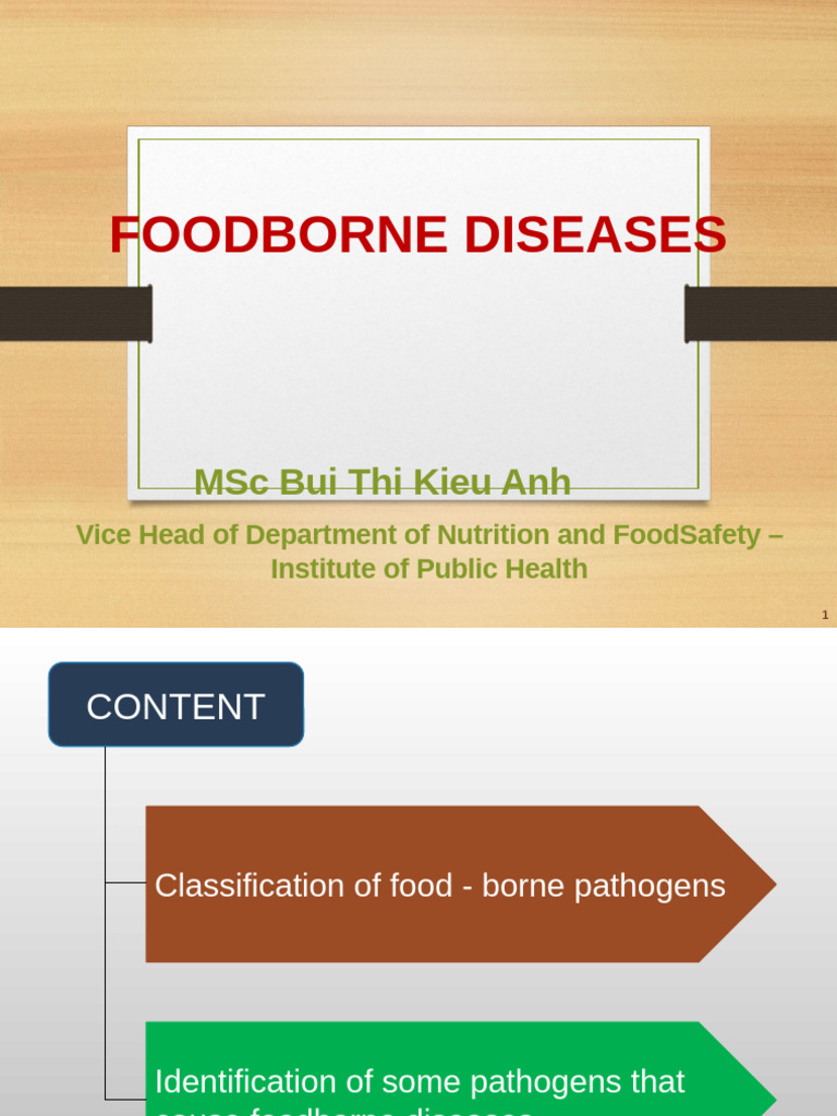 Understanding Foodborne Diseases and Pathogens | PDF | Foodborne ...