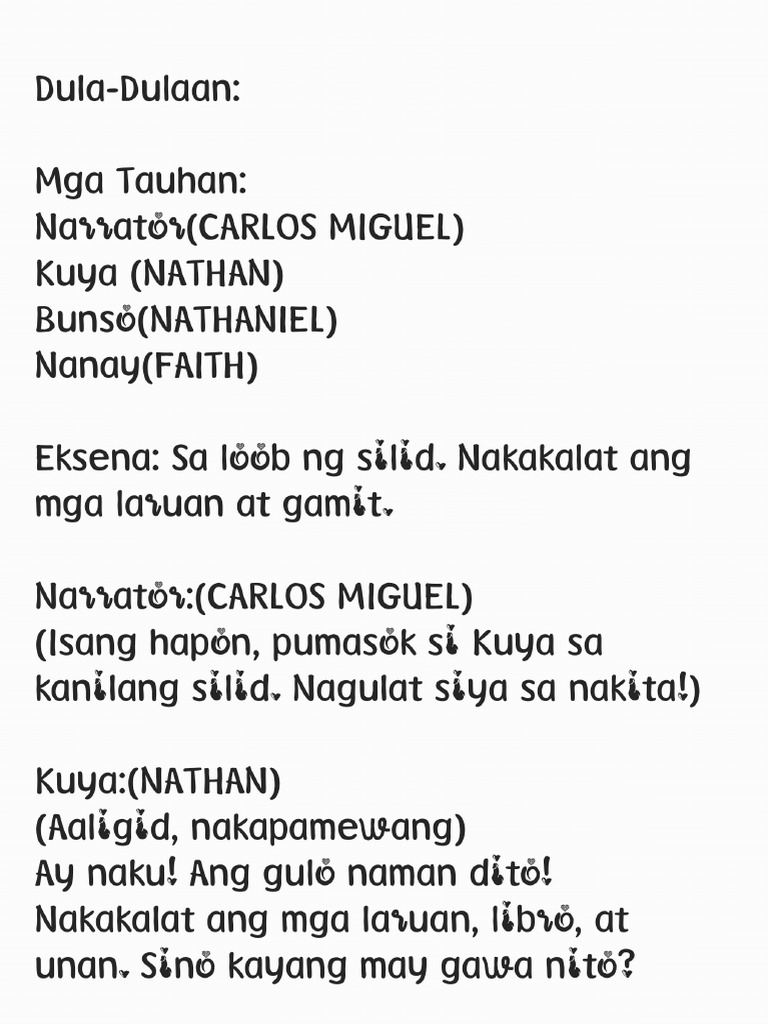 Dula Dulaan | PDF