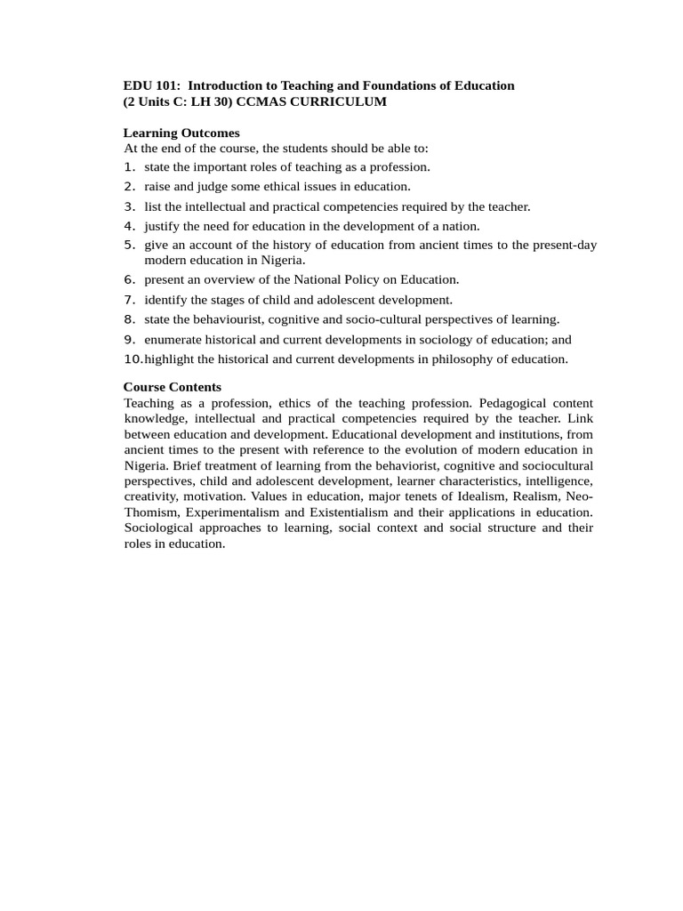 Intro to Teaching and Education Foundations | PDF | Teachers | Plato