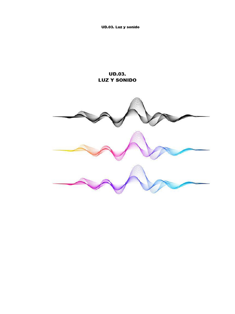 Luz y Sonido: Ondas y Propagación | PDF | Sonido | Olas