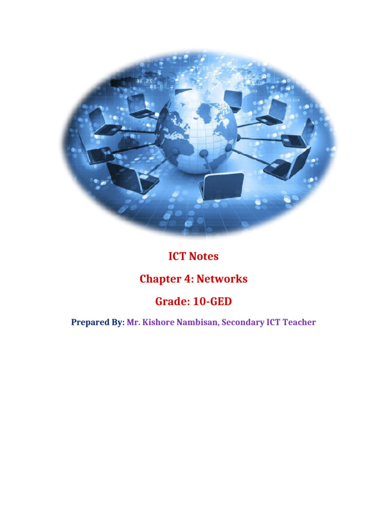Grade 10 ICT Networks Overview | PDF | Computer Network | Network Topology