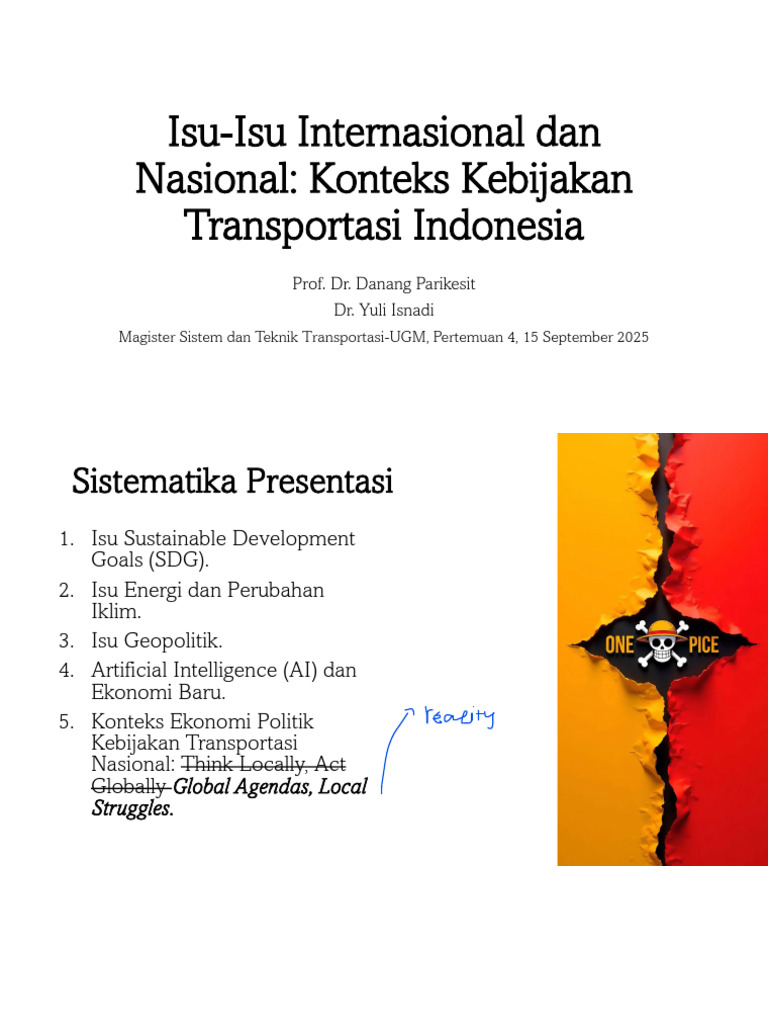 Pertemuan Keempat - Isu Global Dan Nasional | PDF