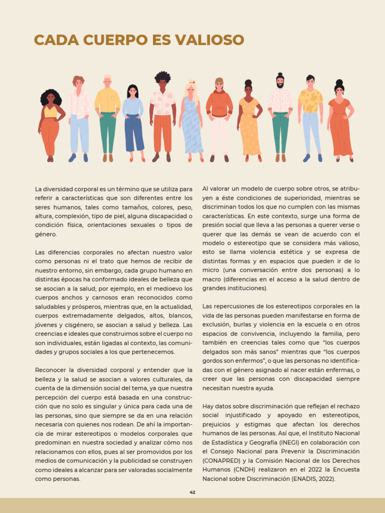 Diversidad Corporal | PDF | Invalidez | Estereotipos