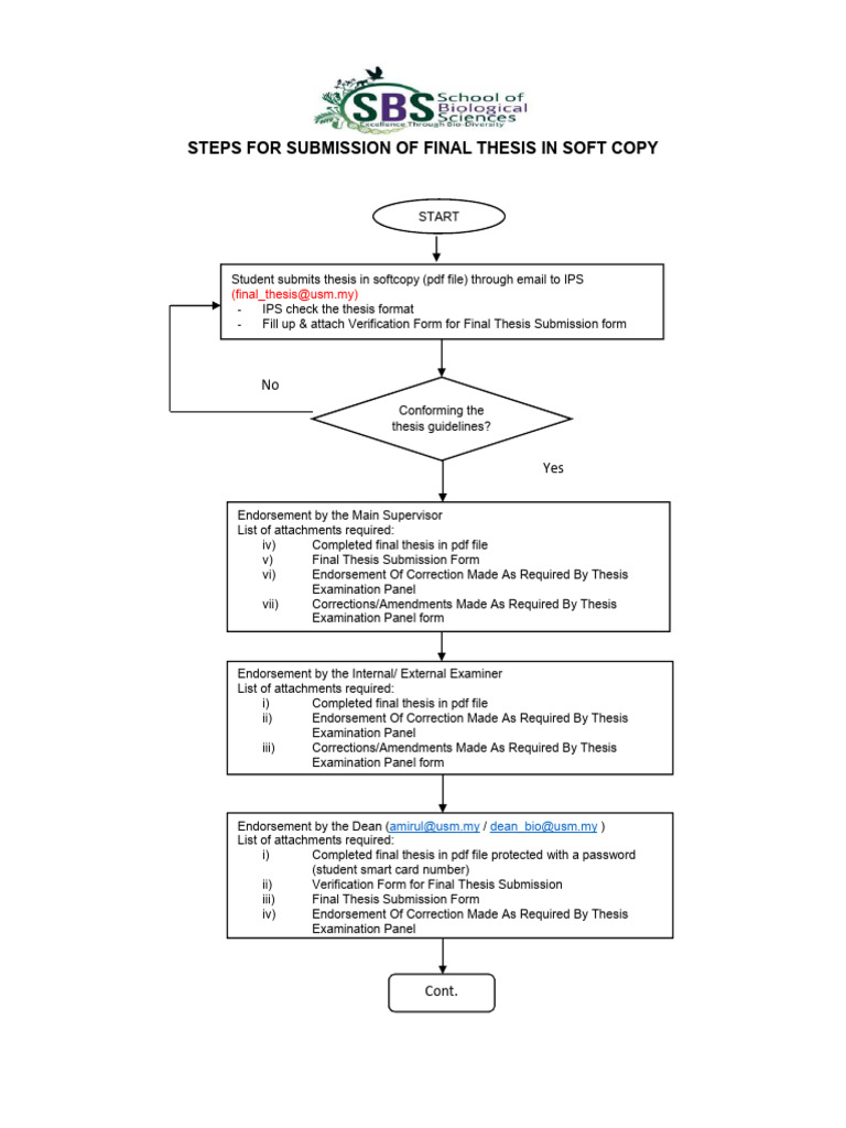 Steps For Submission of Final Thesis in Soft | PDF | Thesis