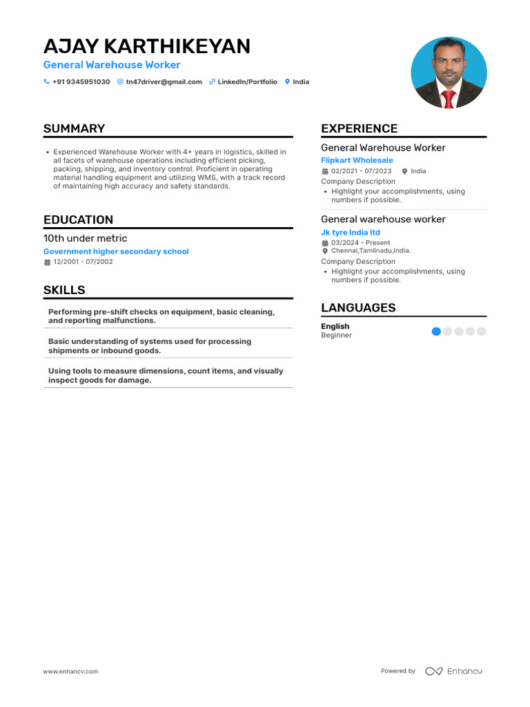 Ajay Karthikeyan Resume | PDF