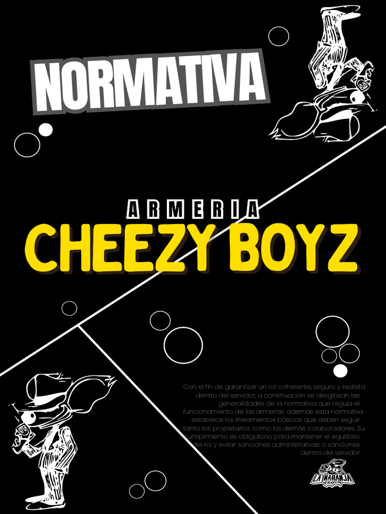 Normativa para Armerías en Cheezy Boyz | PDF