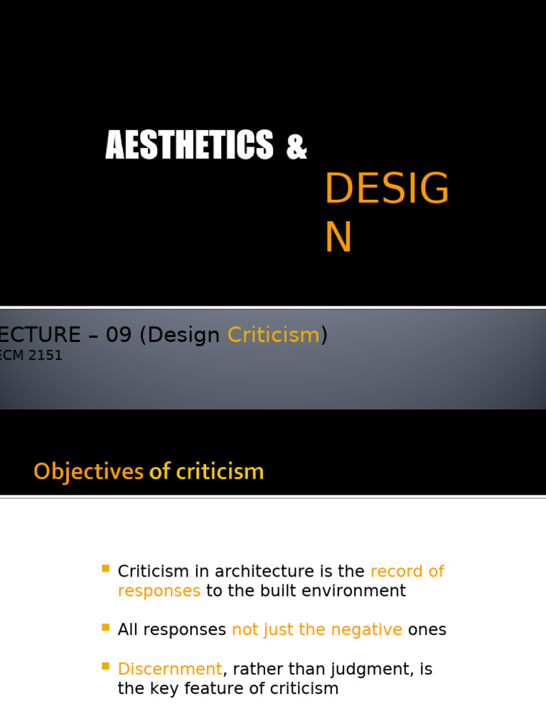 Understanding Architectural Criticism | PDF | System