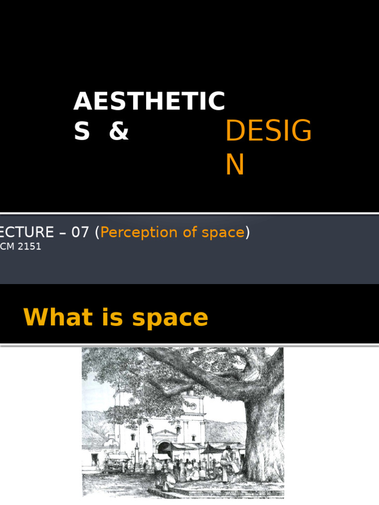 LEC-07 Perception of Space | PDF | Space | Perception