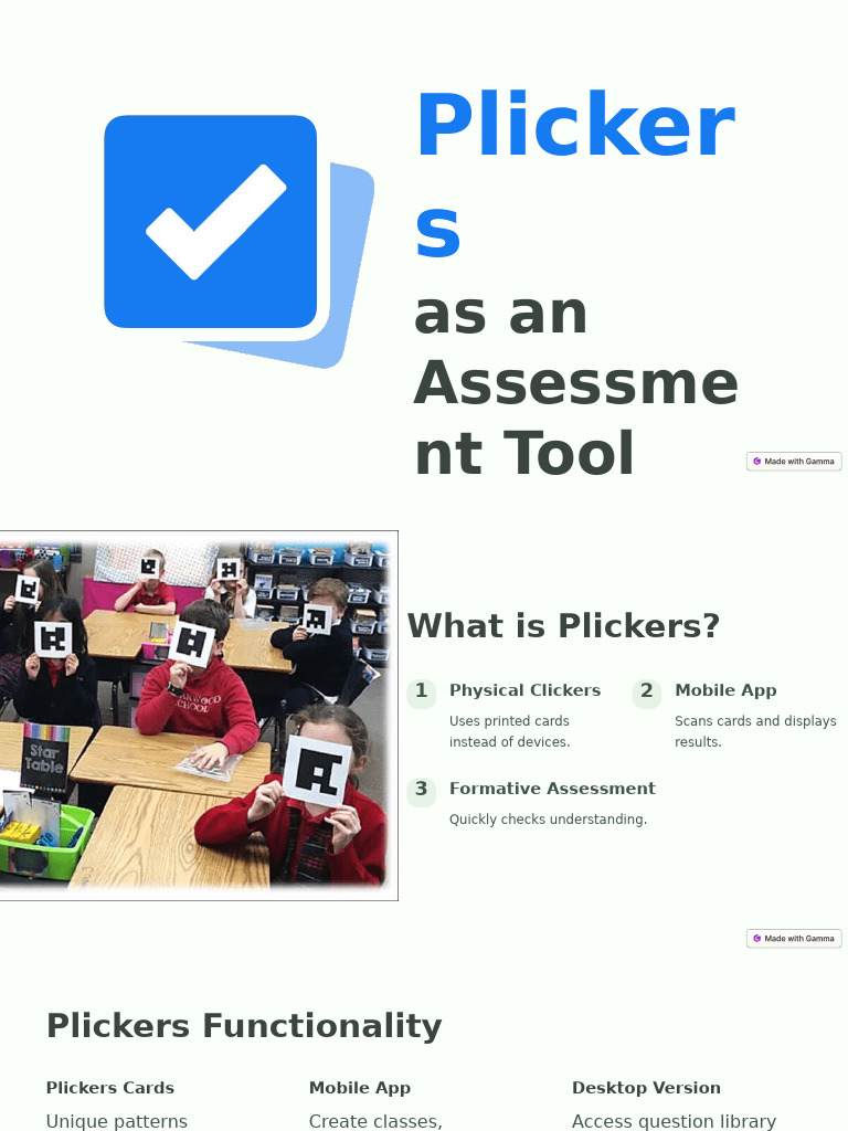Plickers Report | PDF