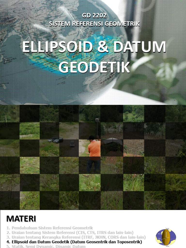 Ellipsoid Dan Datum Geodetik | PDF