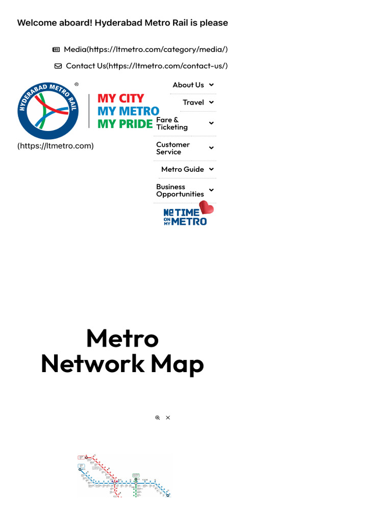 Hyderabad Metro Route Map Download | PDF | Passenger Rail Transport ...