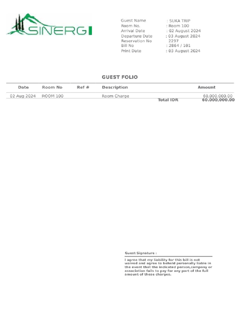 Suka Trip Room's | PDF