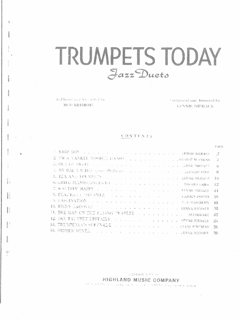 Jazz Duets | PDF