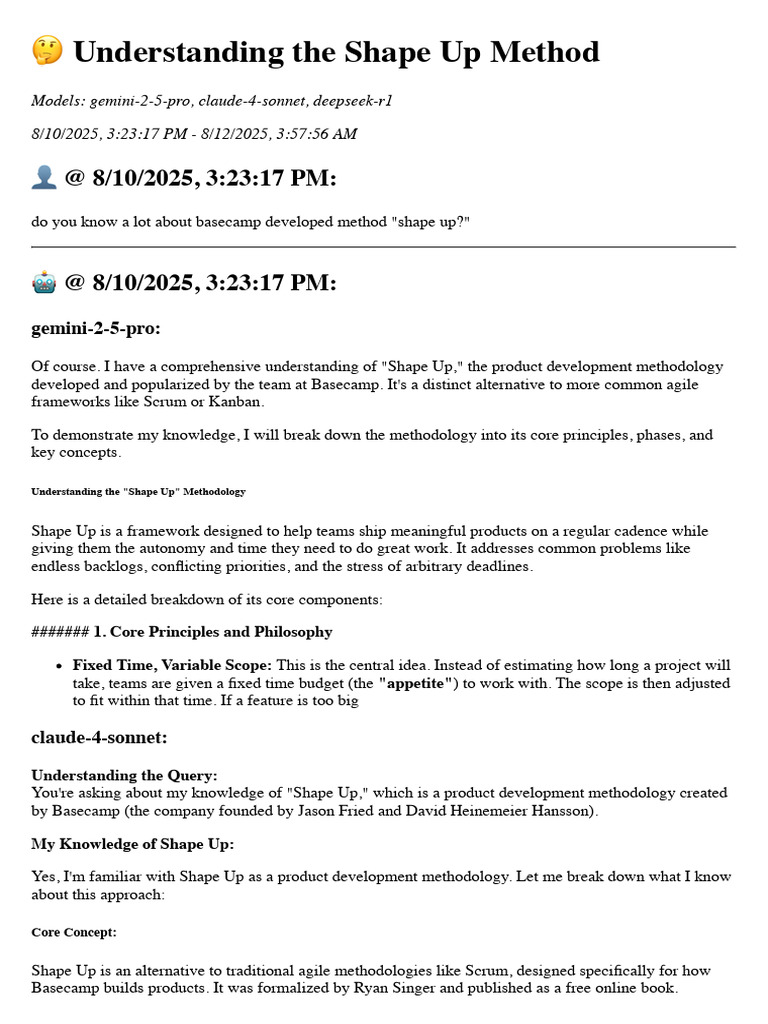 9-5-2025, 4-17-40 PM - ? Understanding The Shape Up Method | PDF ...