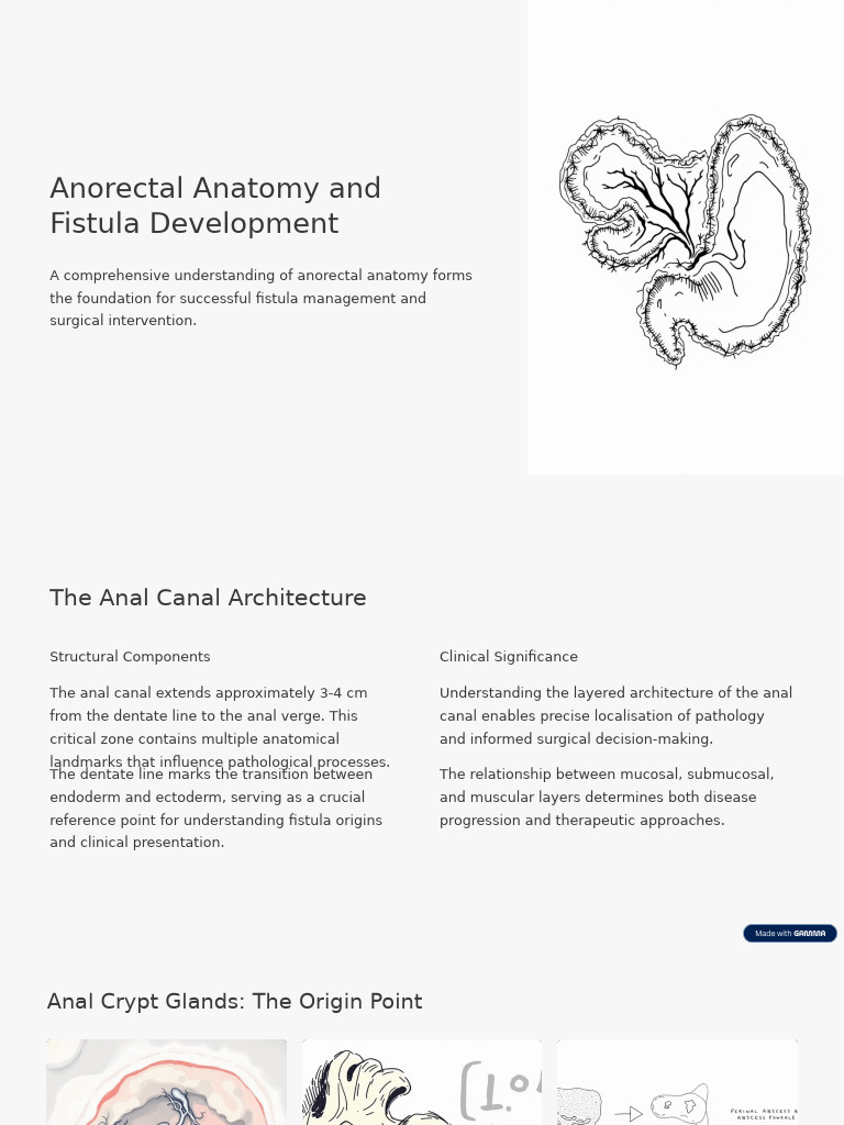 Anorectal Anatomy and Fistula Development | PDF | Clinical Medicine ...