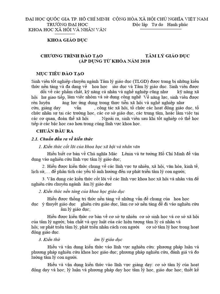 TLGD CTDT 2018-2022 | PDF