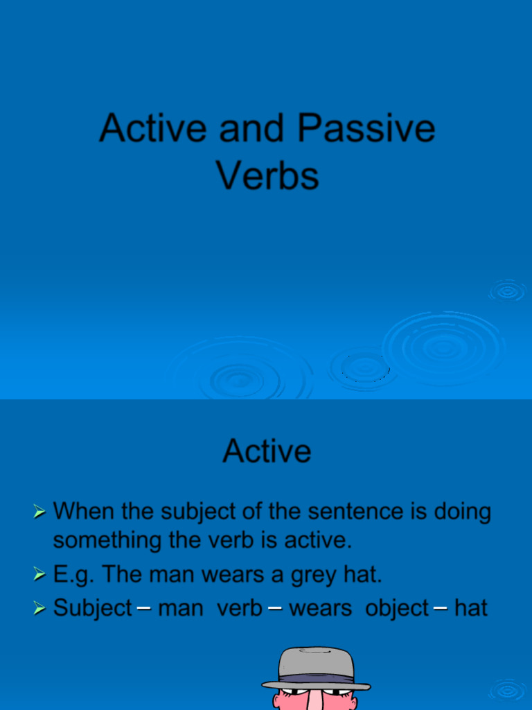 Understanding Active and Passive Verbs | PDF | Subject (Grammar ...