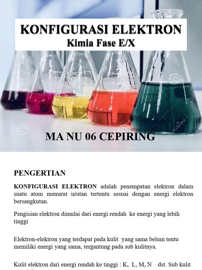 Urutan Sub Kulit Elektron Atom | PDF