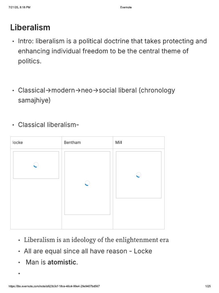 Liberalism | PDF