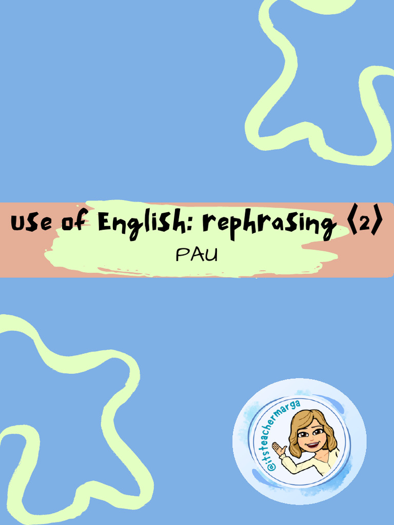 English Rephrasing Exercises and Solutions | PDF | English Language