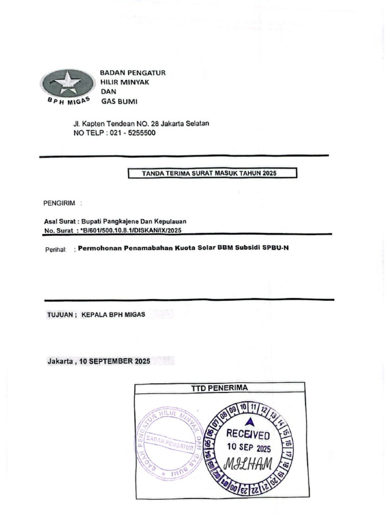 Tanda Terima. | PDF