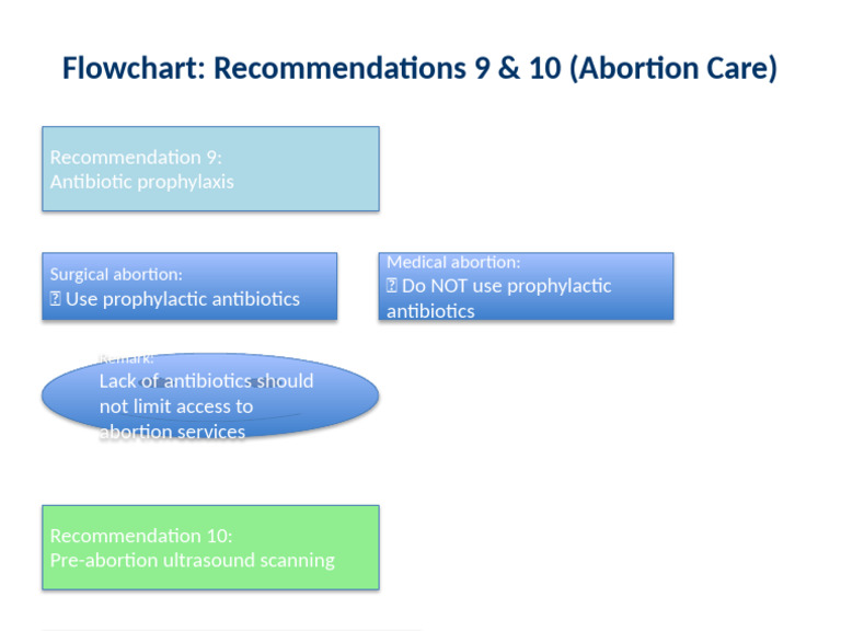 Abortion Care Recommendations Flowchart | PDF