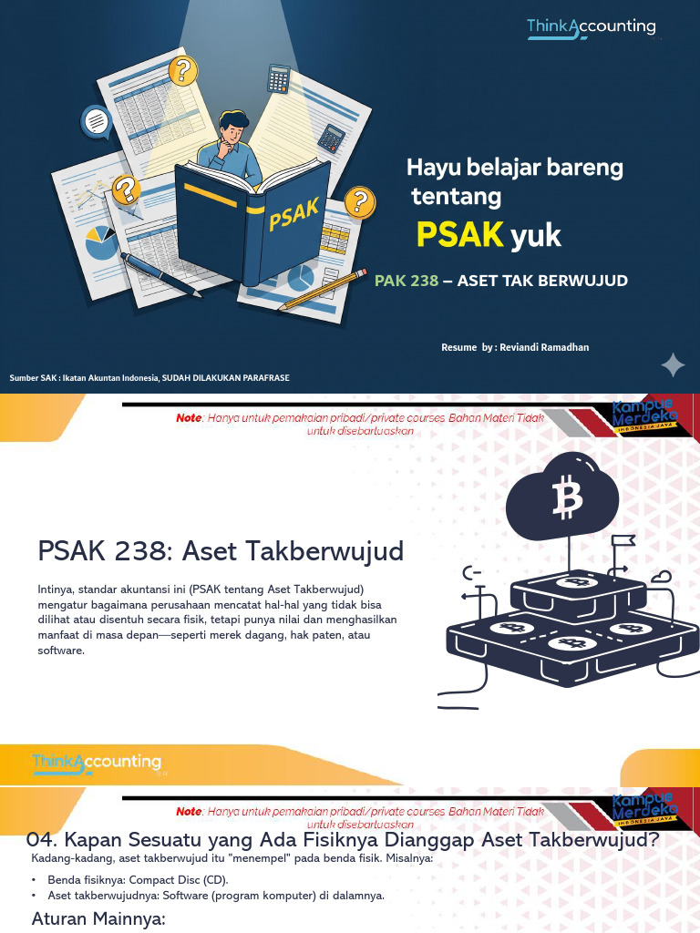PSAK 238: Panduan Aset Takberwujud | PDF