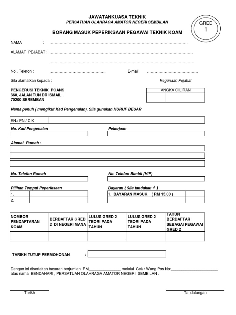 Gred KOAM Form 2 | PDF | Teknologi & Rekayasa
