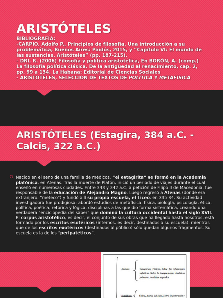 Clase Aristóteles | PDF | Aristóteles | Existencia
