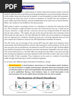 Types of Handoffs in Wireless Communication | PDF