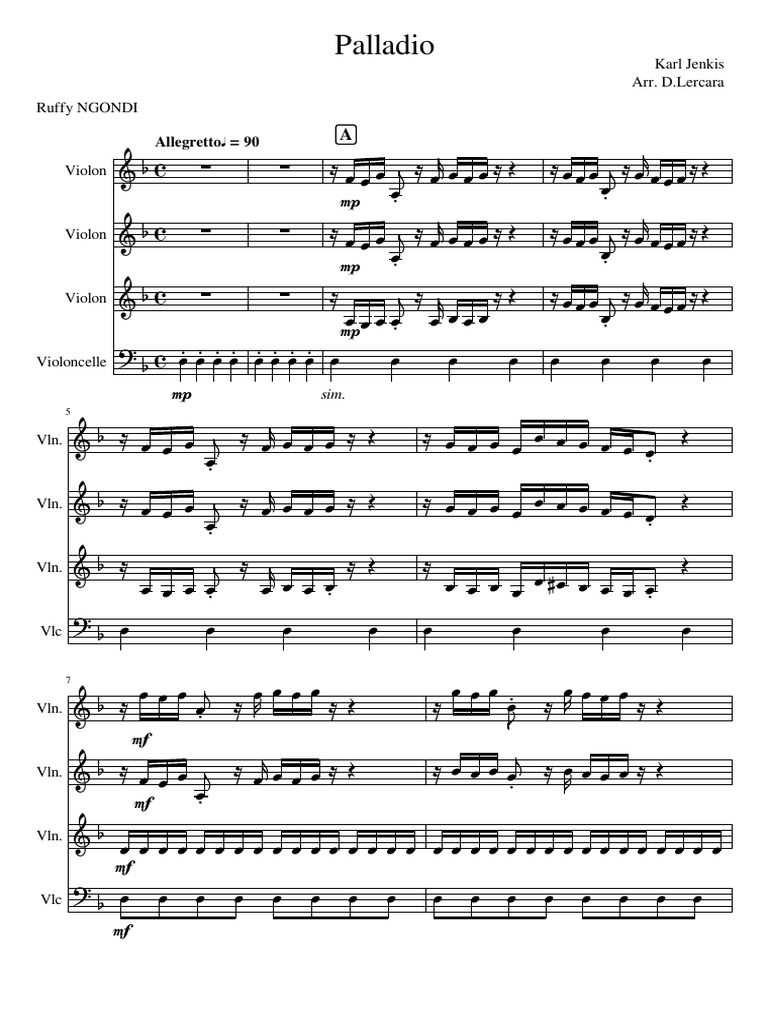 Palladio-Conducteur Et Parties | PDF