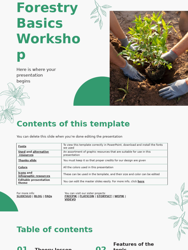 Forestry Basics Workshop by Slidesgo | PDF | Planets | Mercury (Planet)