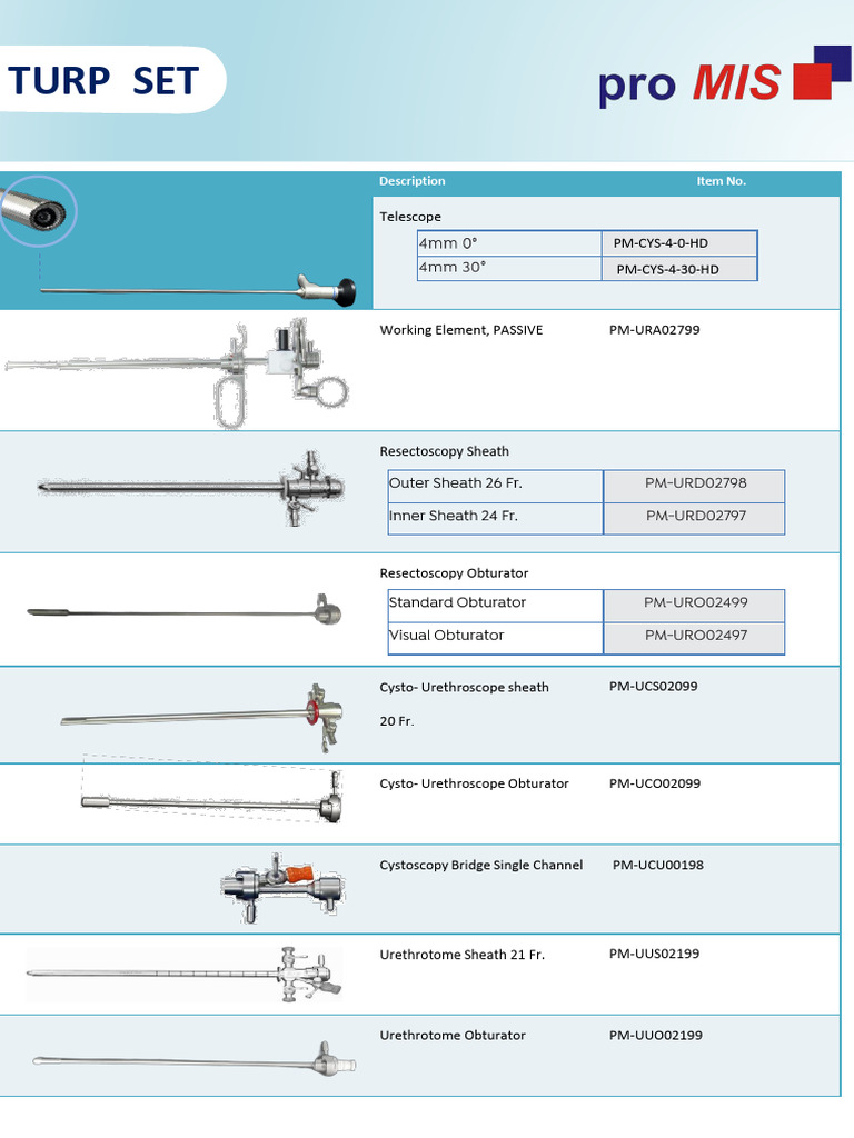 TURP Set Promi Cat | PDF